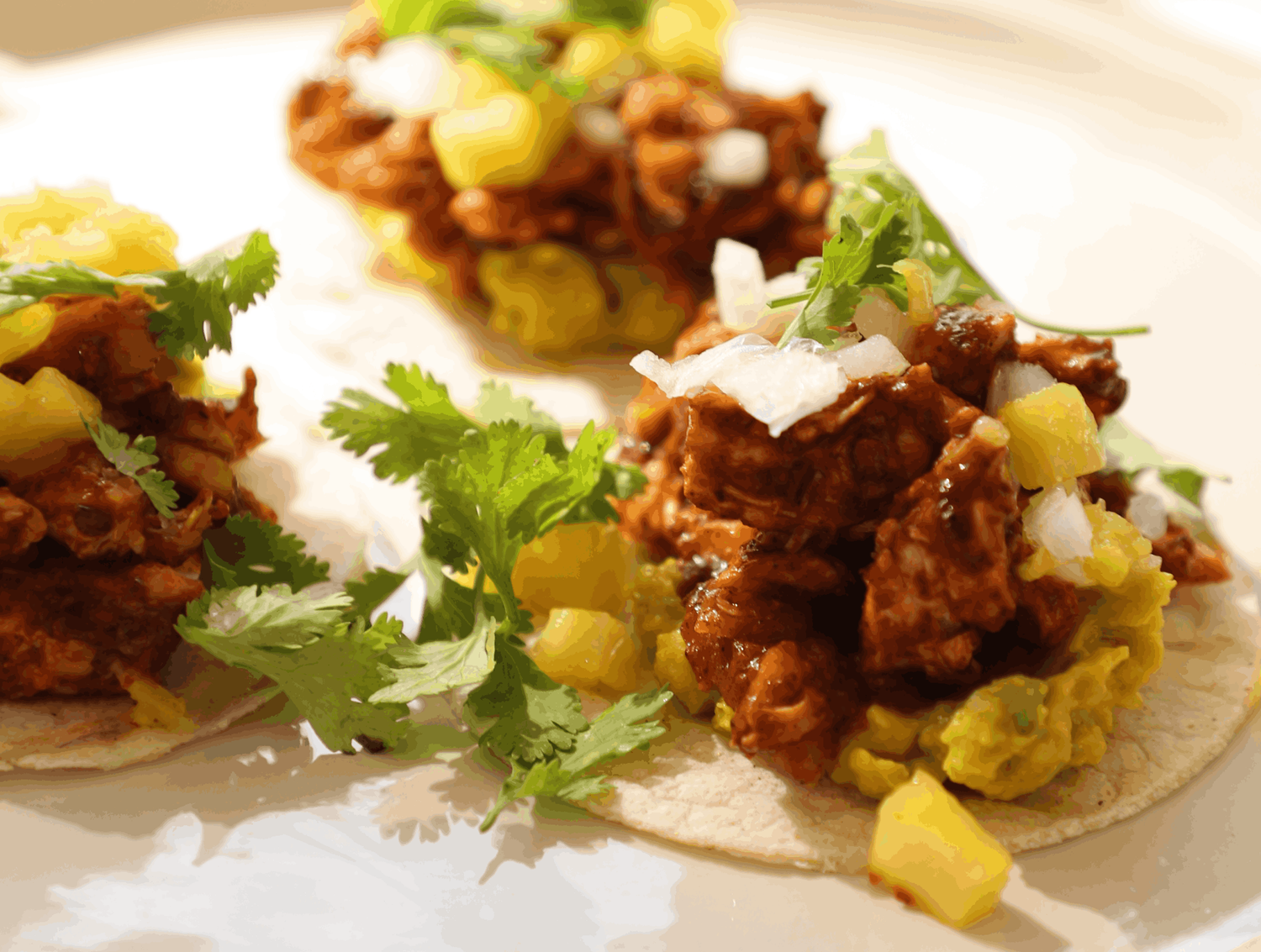 TACOS DE POLLO AL PASTOR: – Skinny Cravings